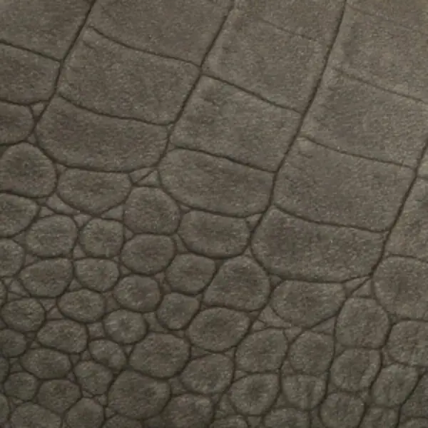 UGG Leather Embossed Elea Slippers - Grey