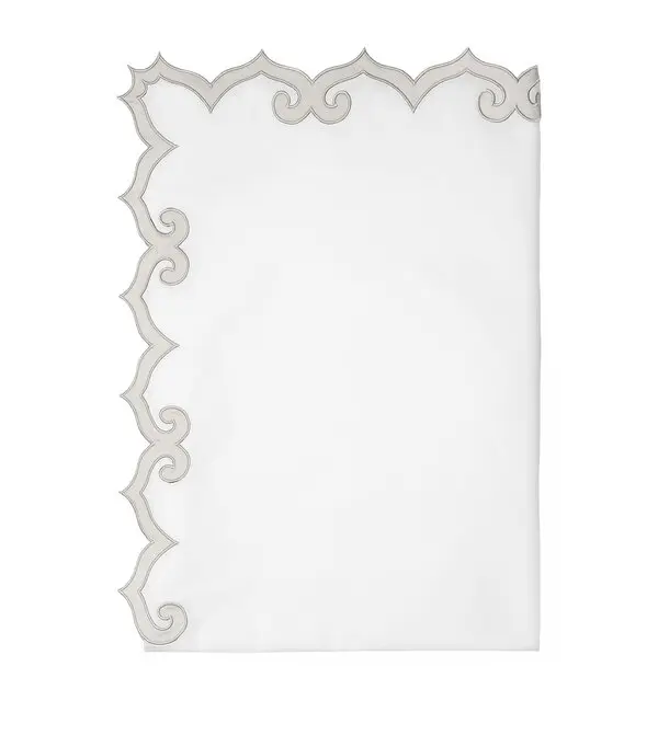 PRATESI Marrakesh King Flat Sheet - Silver
