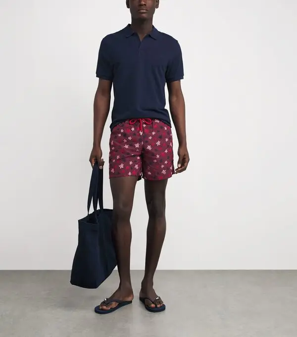 Vilebrequin Embroidered Turtle Mistral Swim Shorts