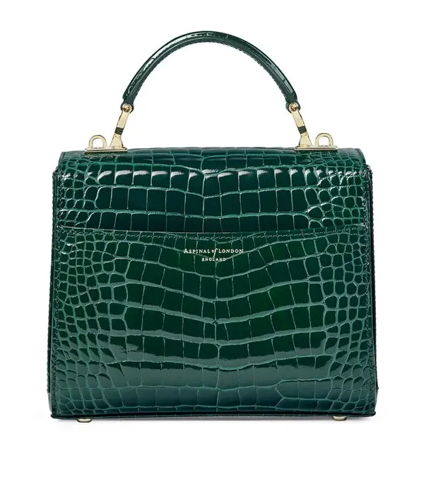 ASPINAL OF LONDON Midi Mayfair Top-handle Bag - Green