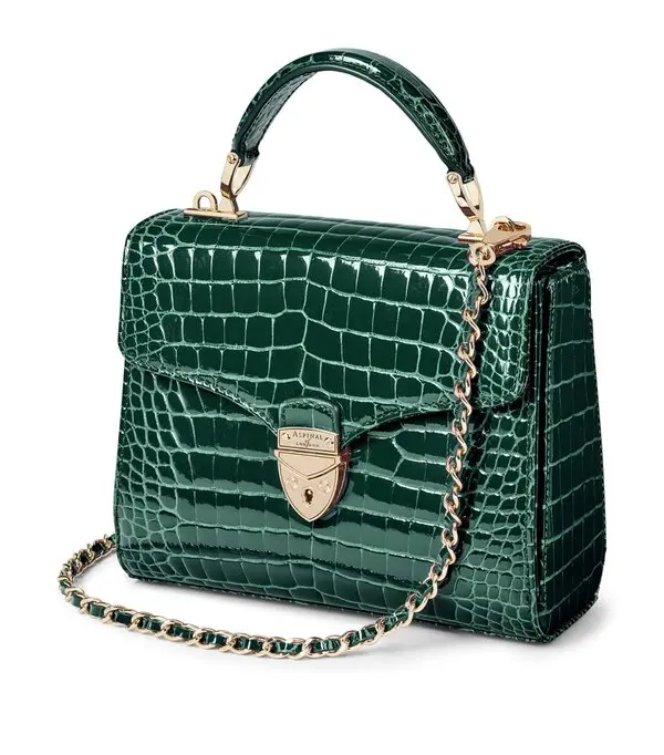 ASPINAL OF LONDON Midi Mayfair Top-handle Bag - Green