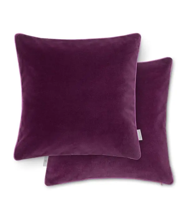 SCHLOSSBERG Velvet Elodie Cushion - Red