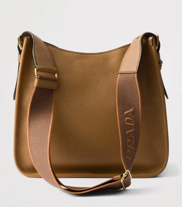 Prada Leather Shoulder Bag - Brown