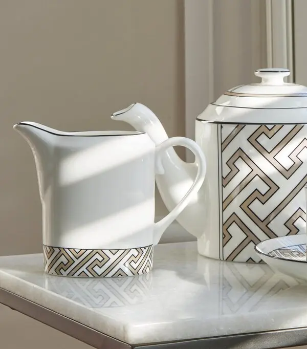O.W.LONDON Maze Milk Jug - Nude