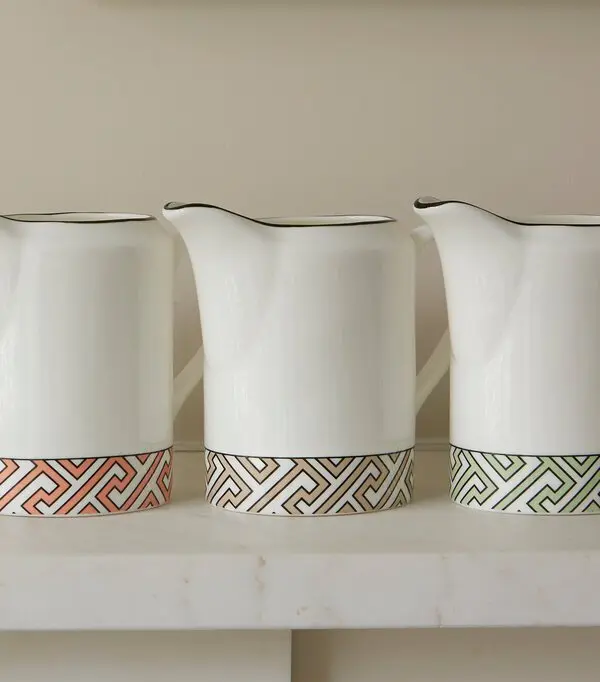 O.W.LONDON Maze Milk Jug - Nude
