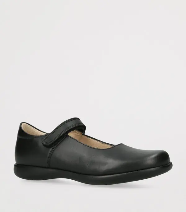 Trotters Emily Leather Mary Jane Shoes - Black