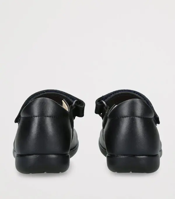 Trotters Emily Leather Mary Jane Shoes - Navy