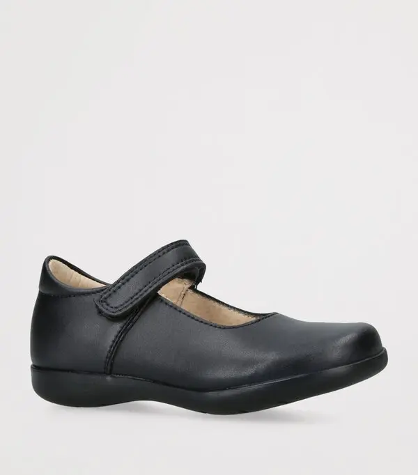 Trotters Emily Leather Mary Jane Shoes - Navy