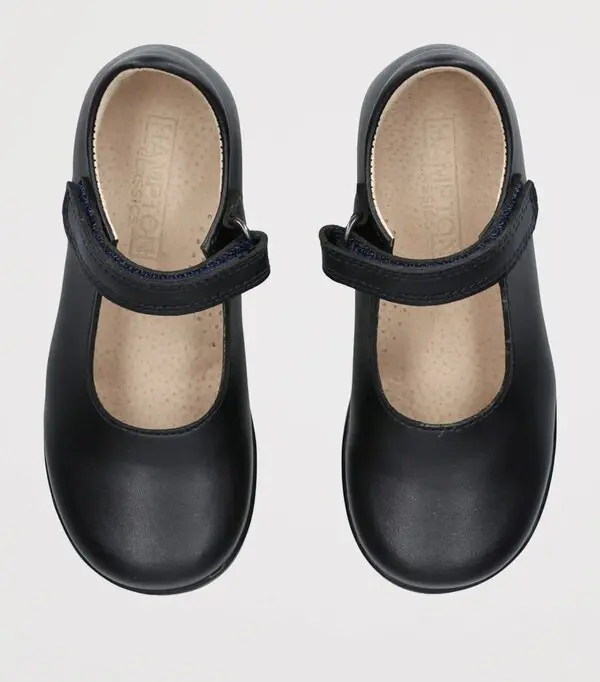 Trotters Emily Leather Mary Jane Shoes - Navy