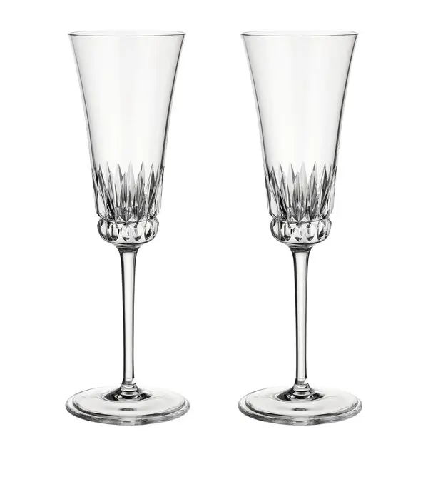 VILLEROY & BOCH Grand Royal Champagne Flutes - Clear
