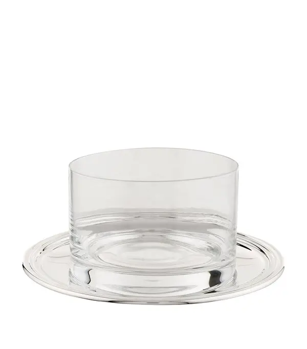 GREGGIO Plated Georgian Round Butter Dish