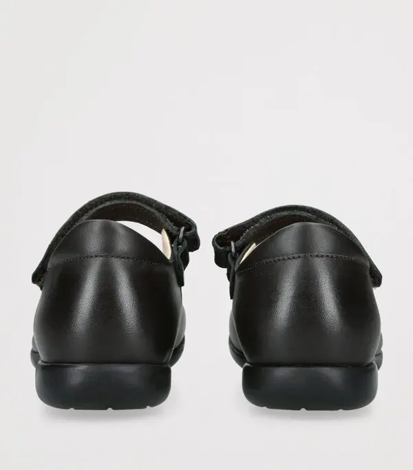 Trotters Leather Emma School Shoes - Brown