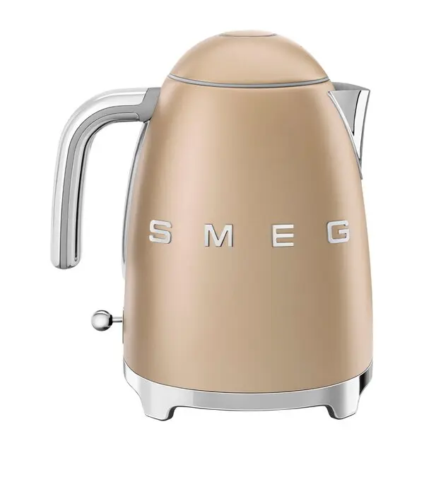 SMEG 50s Style Kettle Matte Champagne - Ivory