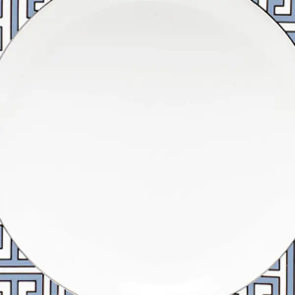 O.W.LONDON Maze Tea Plate - Blue
