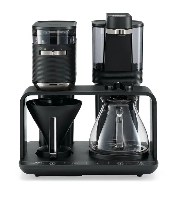 MELITTA Epos Chrome Coffee Machine With Grinder