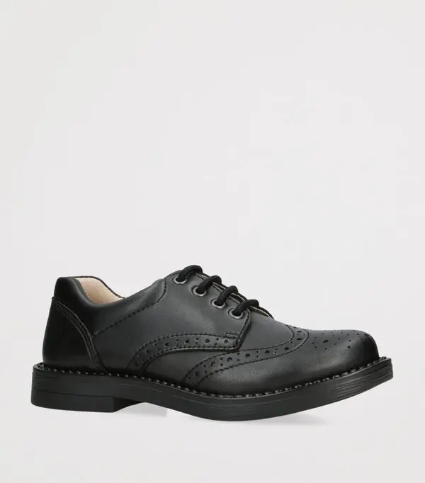Trotters Hamish Leather Brogue School Shoes