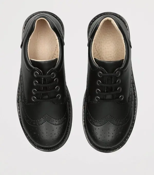 Trotters Hamish Leather Brogue School Shoes