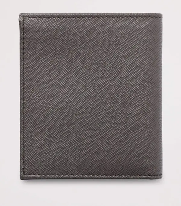 Prada Saffiano Leather Wallet - Grey