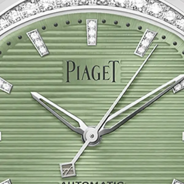 PIAGET Stainless Steel And Diamond Automatic Watch