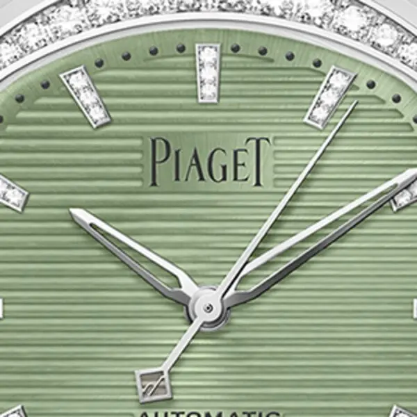 PIAGET Stainless Steel And Diamond Automatic Watch