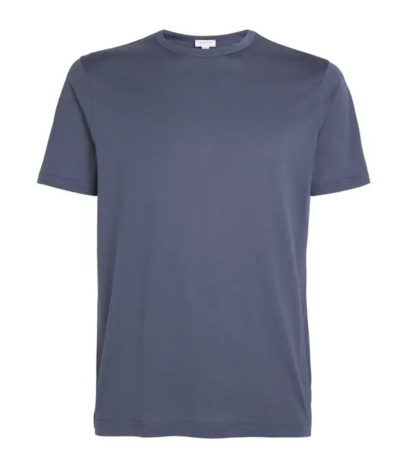 Sunspel Supima Cotton Classic T-shirt - Navy