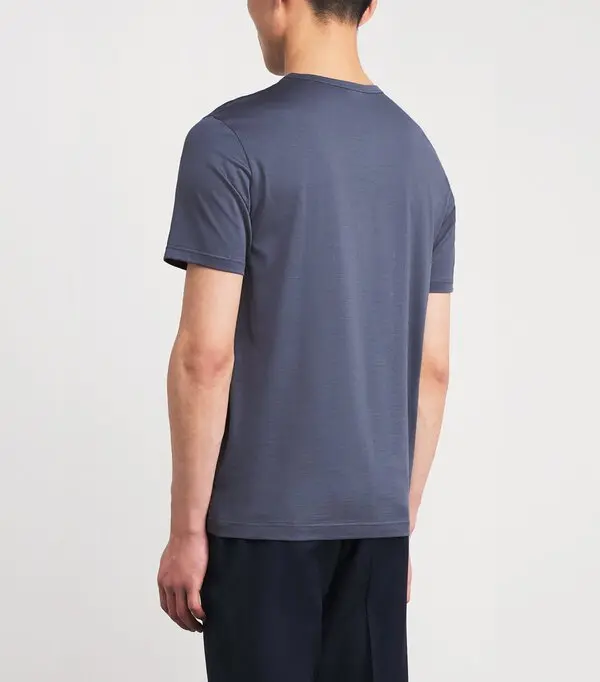 Sunspel Supima Cotton Classic T-shirt - Navy