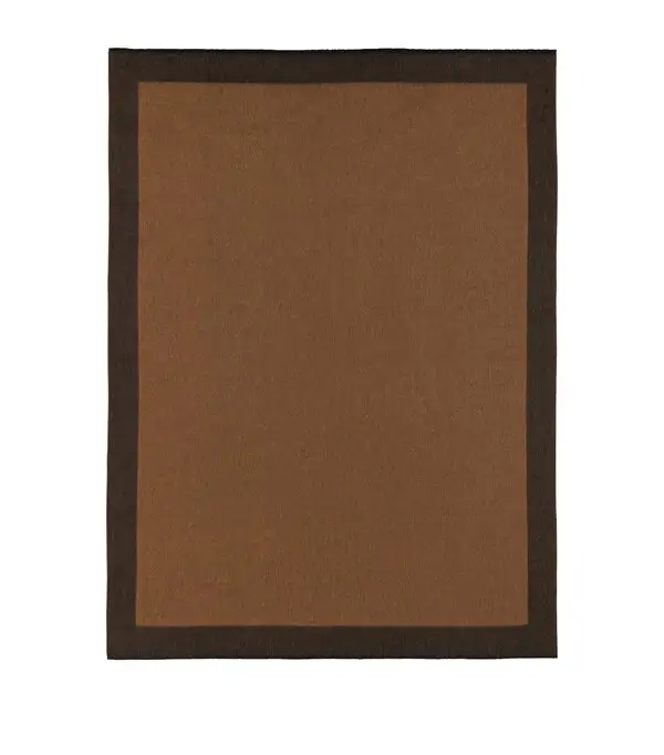BEGG X CO Cashmere Arran Border Throw - Neutral