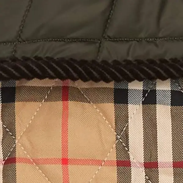 Burberry Quilted Nylon Dog Coat With Check Lining