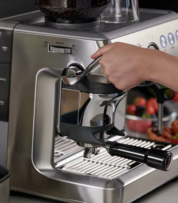 SAGE The Barista Express Impress Coffee Machine - Silver