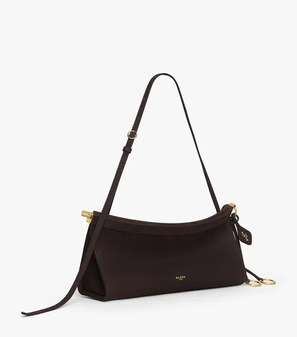 Alaïa Le Click East West Shoulder Bag - Brown