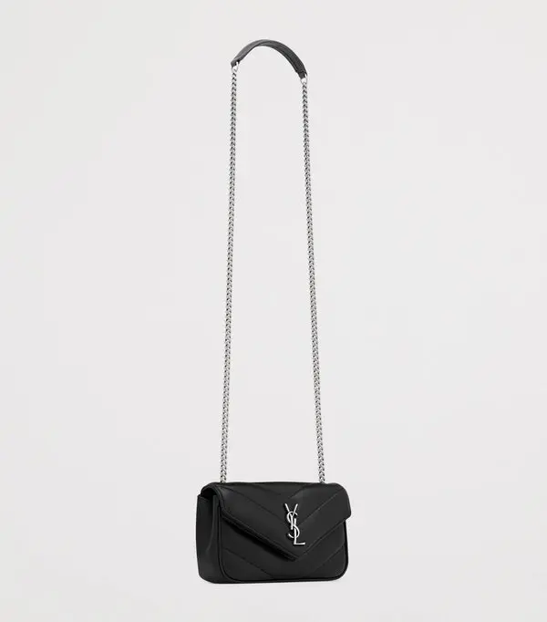 Saint Laurent Mini Matelassé Loulou Shoulder Bag
