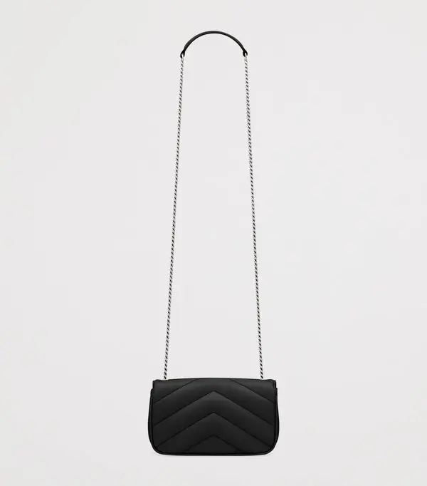 Saint Laurent Mini Matelassé Loulou Shoulder Bag
