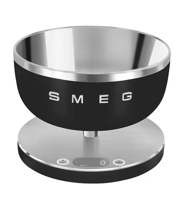 SMEG Rechargeable Digital Kitchen Scales - Black