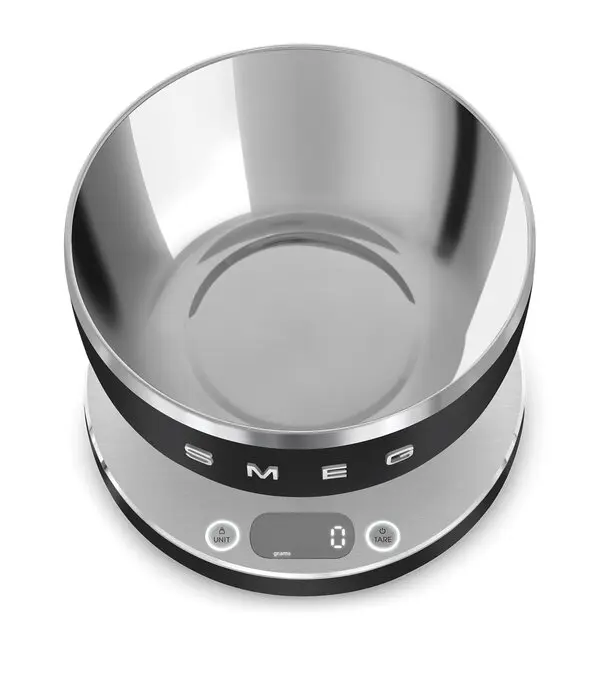SMEG Rechargeable Digital Kitchen Scales - Black