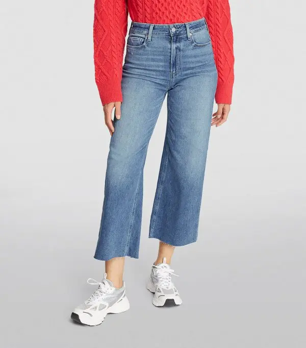 Paige Anessa High-rise Wide-leg Jeans