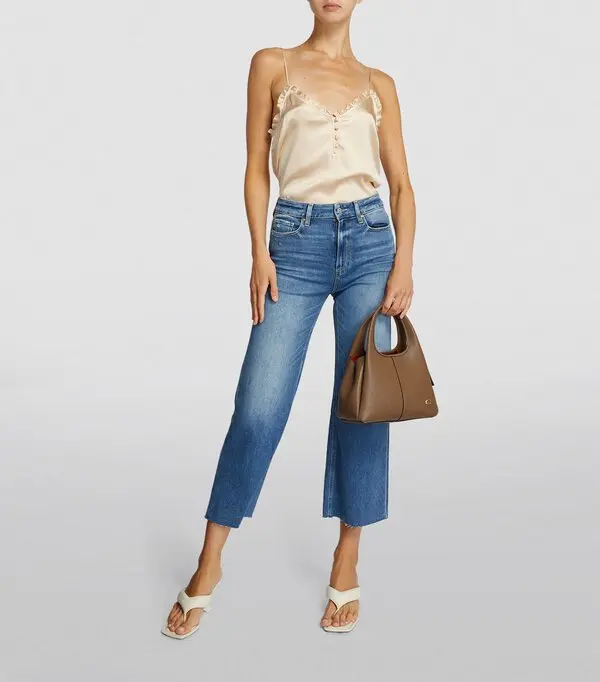Paige Anessa High-rise Wide-leg Jeans