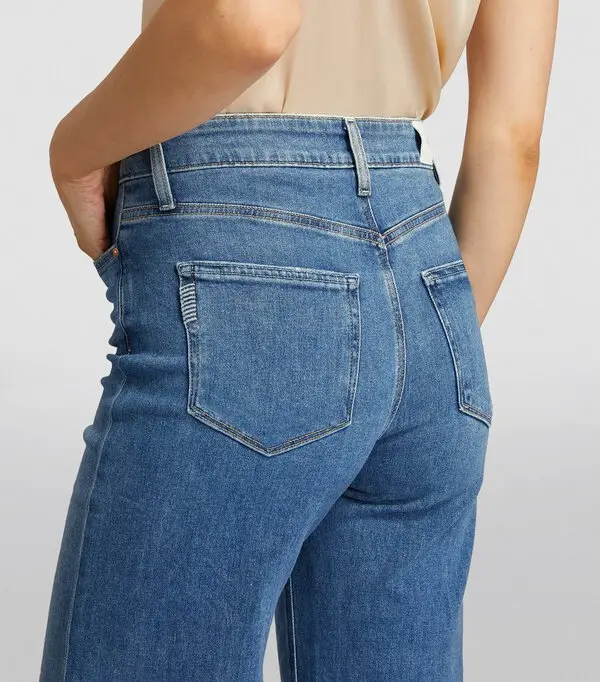 Paige Anessa High-rise Wide-leg Jeans