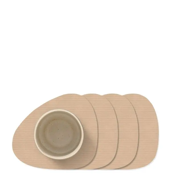 LIND DNA Curve Corduroy Coasters - Neutral