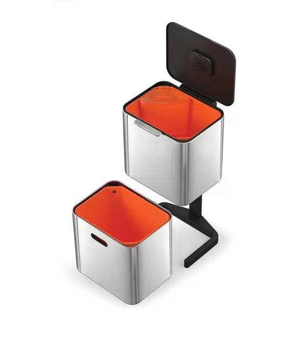 JOSEPH JOSEPH Stainless Steel Totem Bin - Silver
