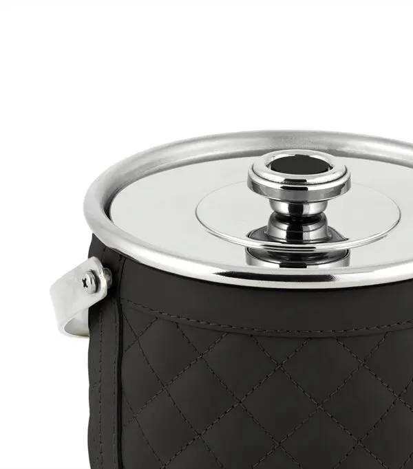 RIVIERE Leather Menfi Ice Bucket