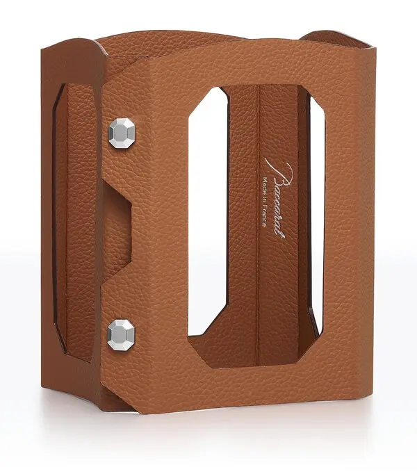 THE MARTHA, BY BACCARAT Leather Octogone Decanter Case