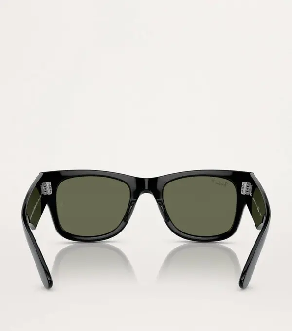 Ray-ban Rb0840s Mega Wayfarer Sunglasses - Black