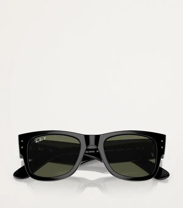 Ray-ban Rb0840s Mega Wayfarer Sunglasses - Black