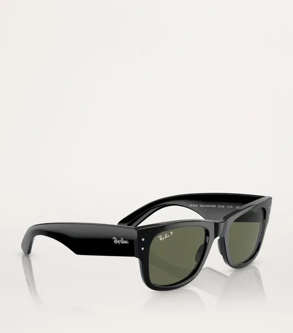 Ray-ban Rb0840s Mega Wayfarer Sunglasses - Black