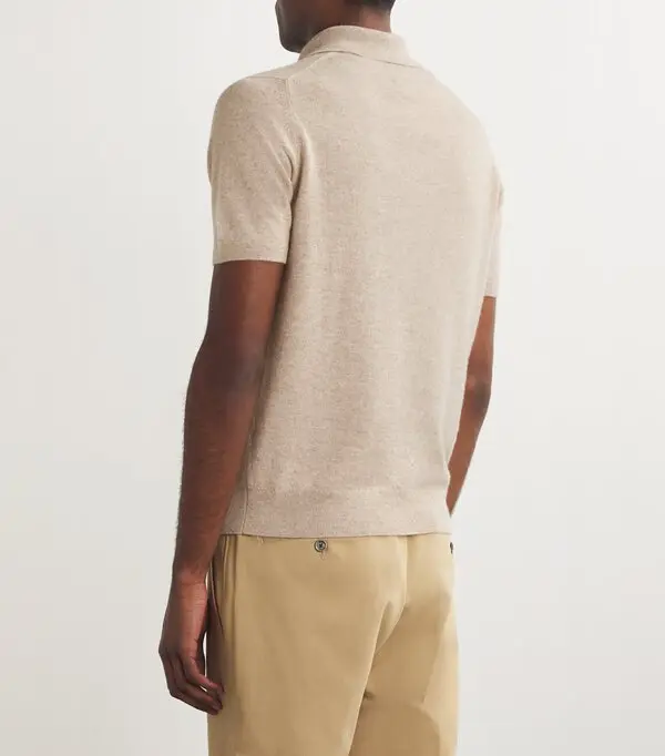 Harrods Cashmere Polo Shirt