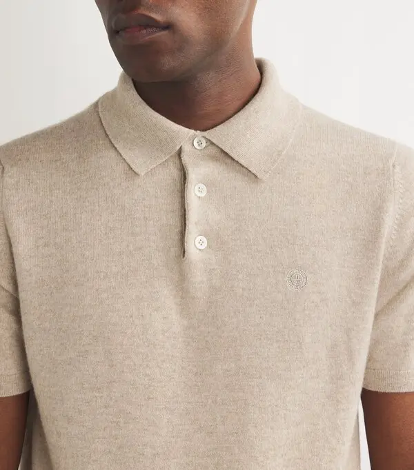 Harrods Cashmere Polo Shirt
