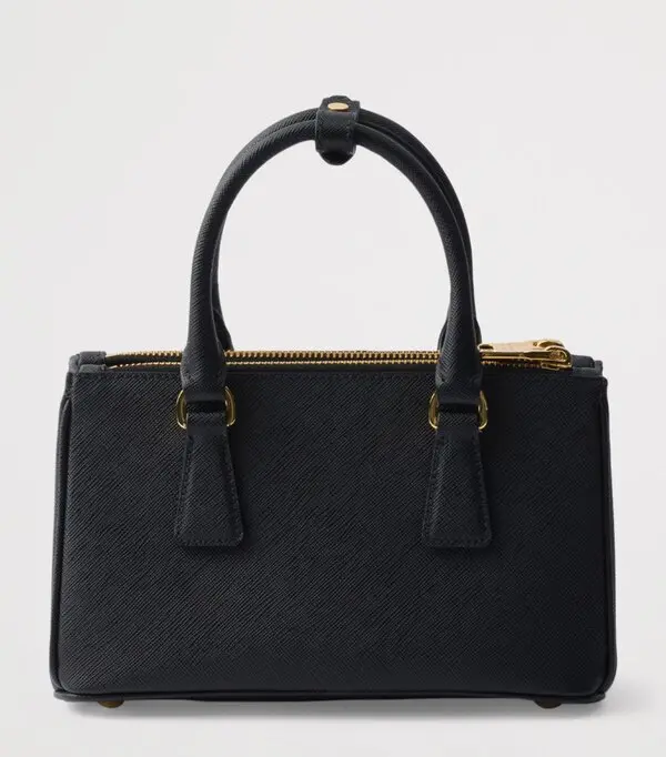 Prada Galleria Mini Top-handle Bag - Black
