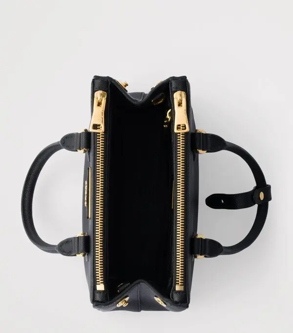 Prada Galleria Mini Top-handle Bag - Black