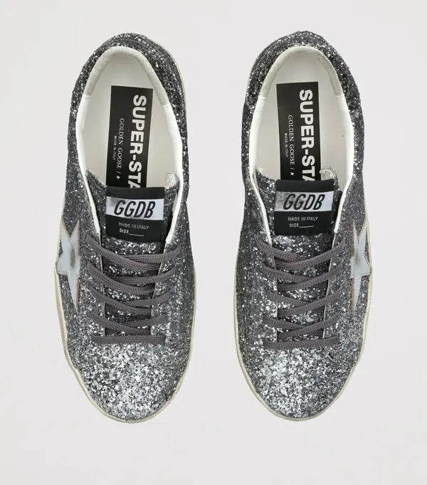 GOLDEN GOOSE Glitter Super-star Low Top Sneakers