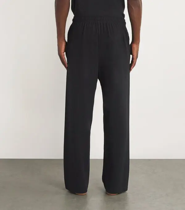 SKIMS Jersey Lounge Straight Sweatpants - Black